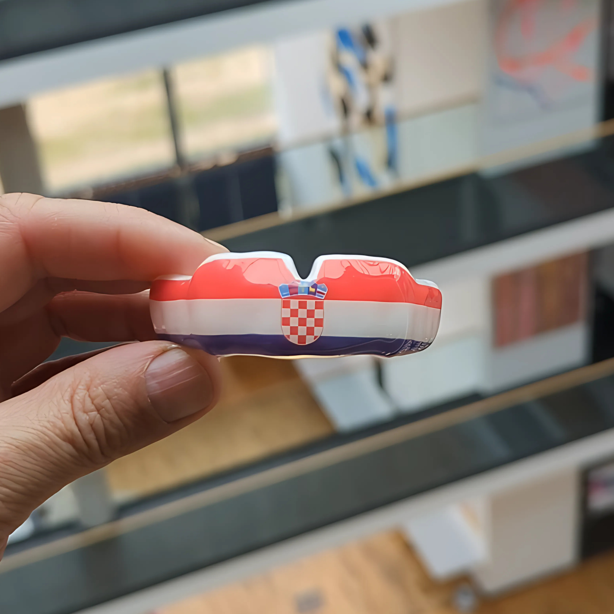 Croatia Flag – Custom Mouthguard with Impression Kit – Dental Armor